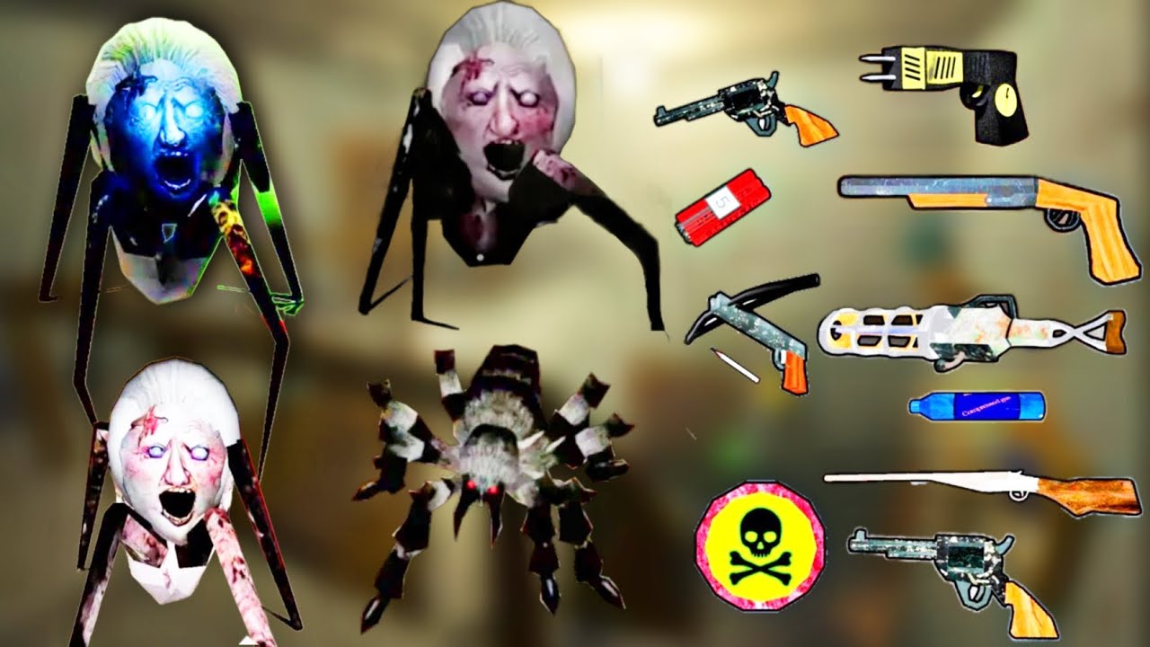 All New Weapons Vs All Pets In Granny Remake Family With The Twins ...