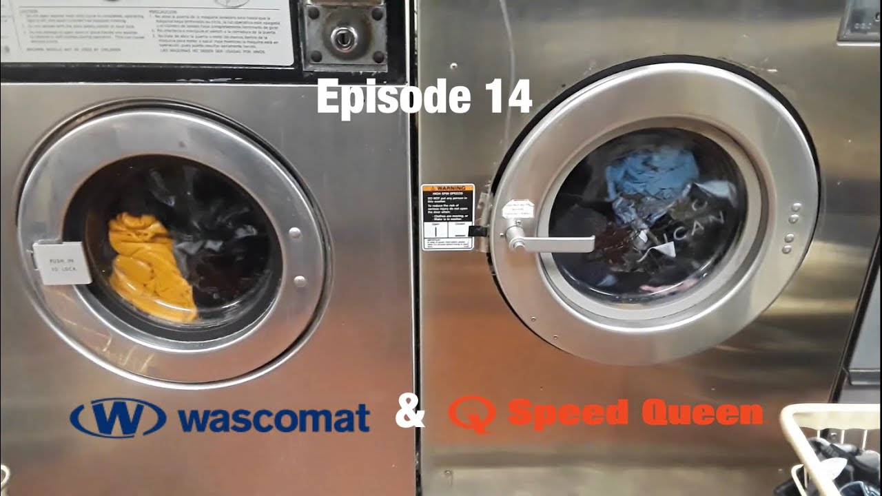 Laundromat day Episode 14 Wascomat Junior W74 and Speed queen 30 pound ...