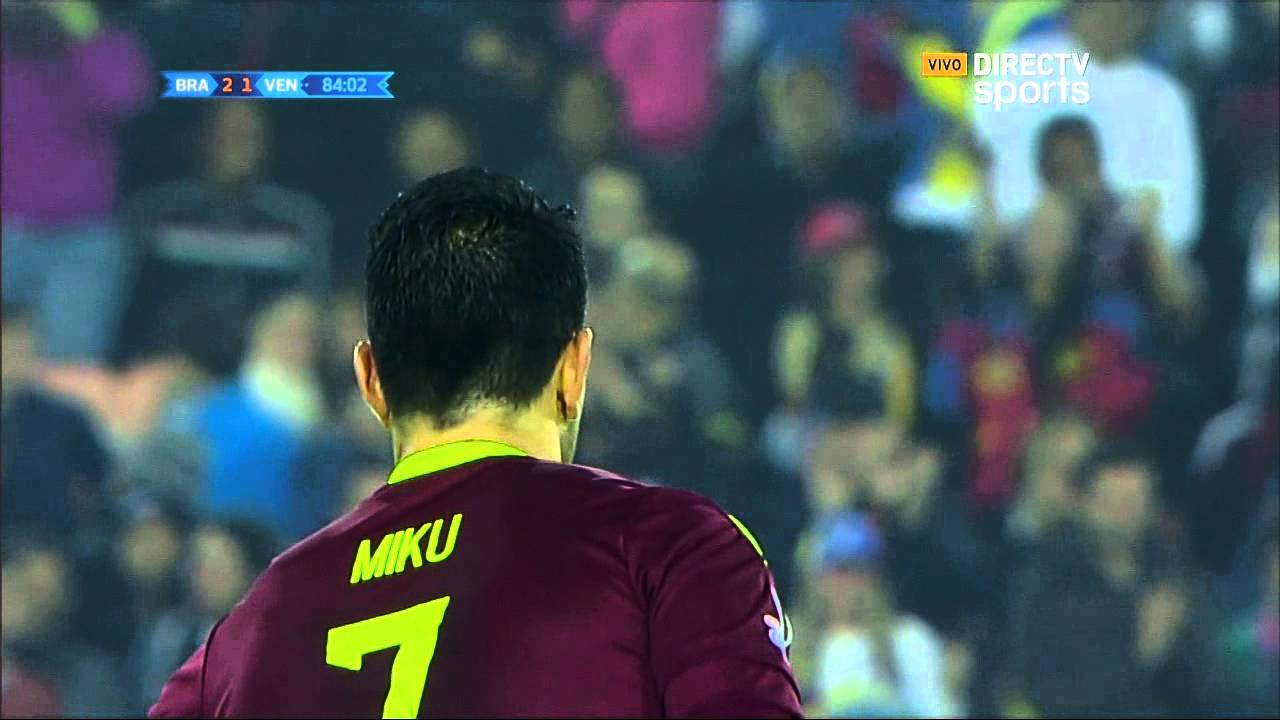 Gol de 'Miku' Fedor. Brasil-Venezuela. Copa América - YouTube