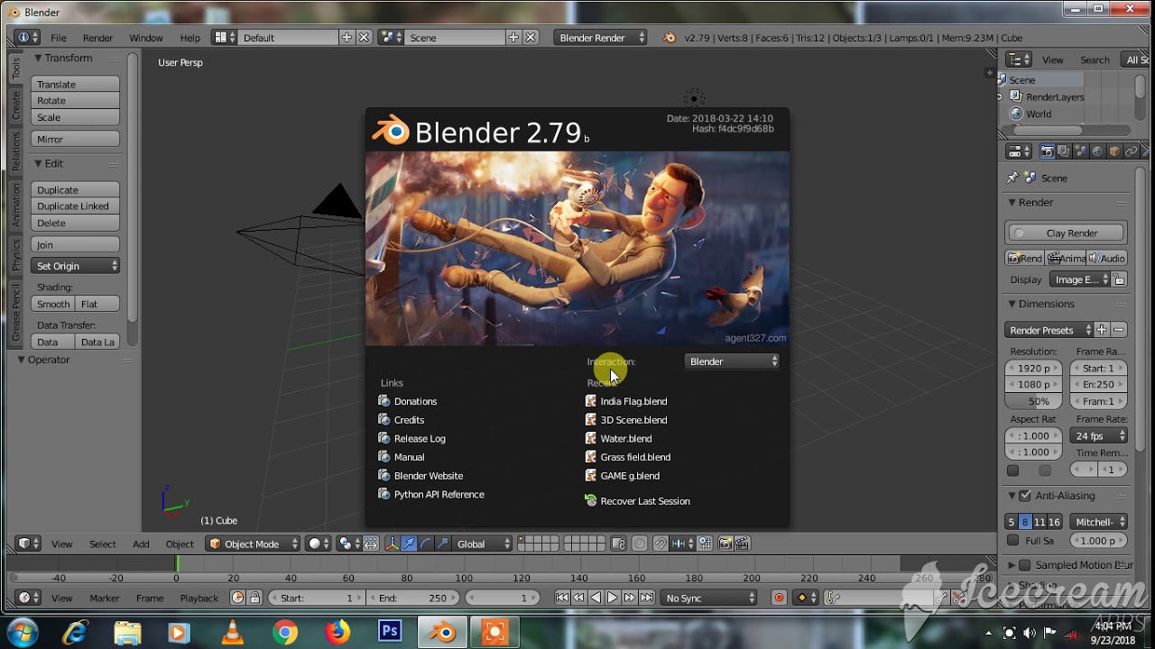 Blender Basic Controls Tutorial Part -1(For Beginners)தமிழில் - YouTube