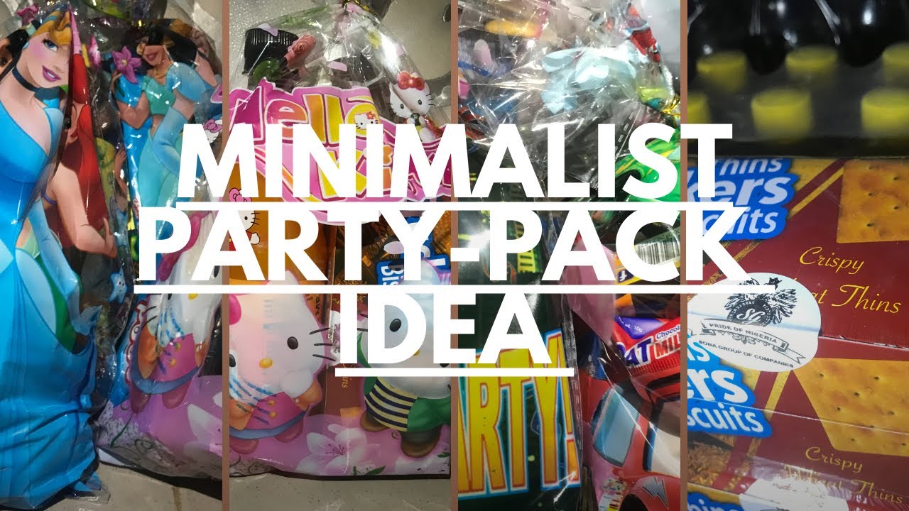 Minimalist party pack for our baby’s one year birthday #birthday # ...