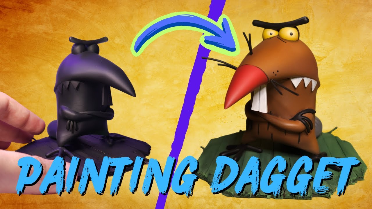 3D printed cartoon model | Angry Beavers: Daggett - YouTube