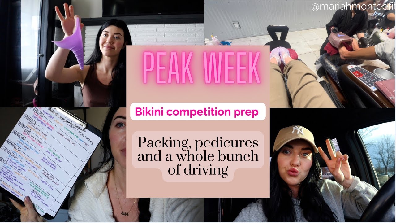 PEAK WEEK! Bikini Competition Prep series - YouTube