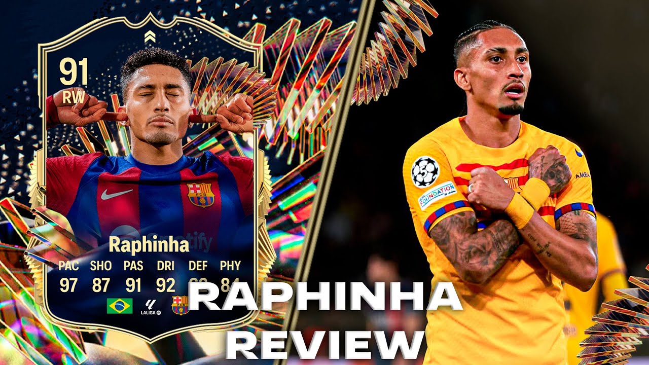 MI CARTA FAVORITA DEL PRIMER EQUIPO !!! // RAPHINHA 91 TOTS PLAYER ...