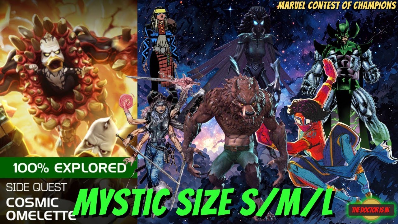 How To Beat the MCOC Egg-Celsior Mystic Special Objective with 2x S M L ...