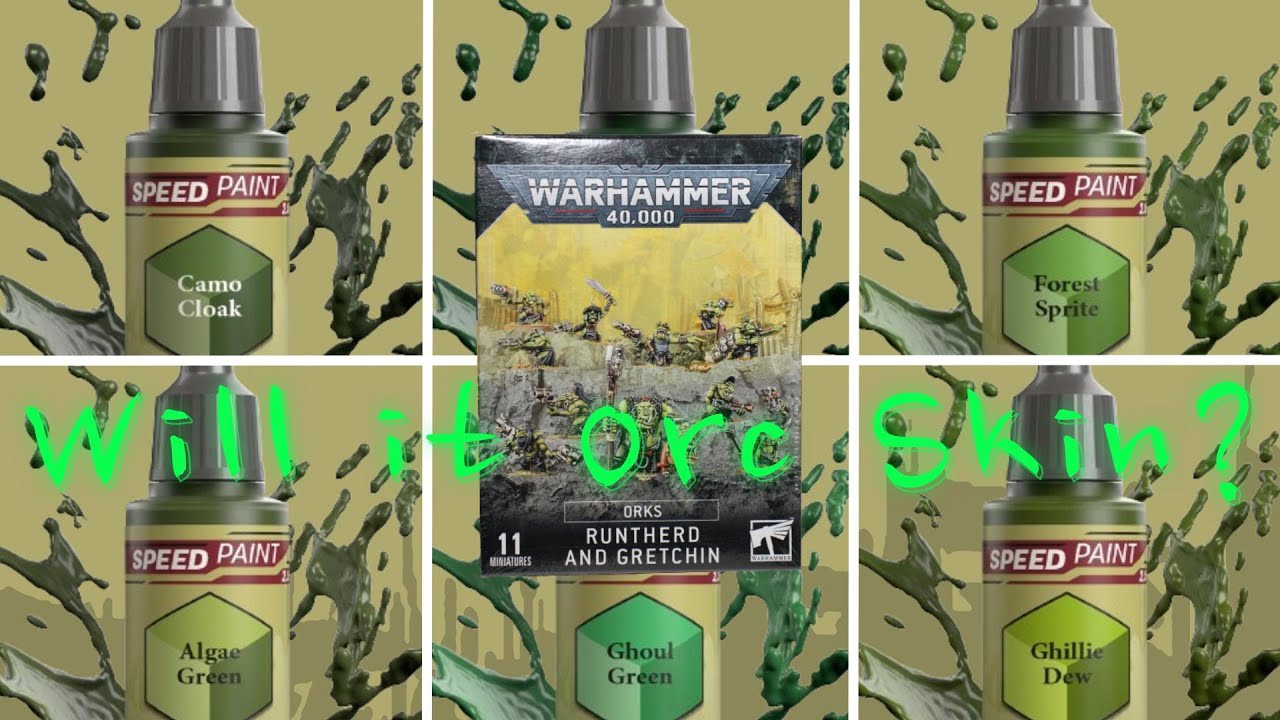 Which Green Speed Paint Makes the Best Orc Skin? - YouTube