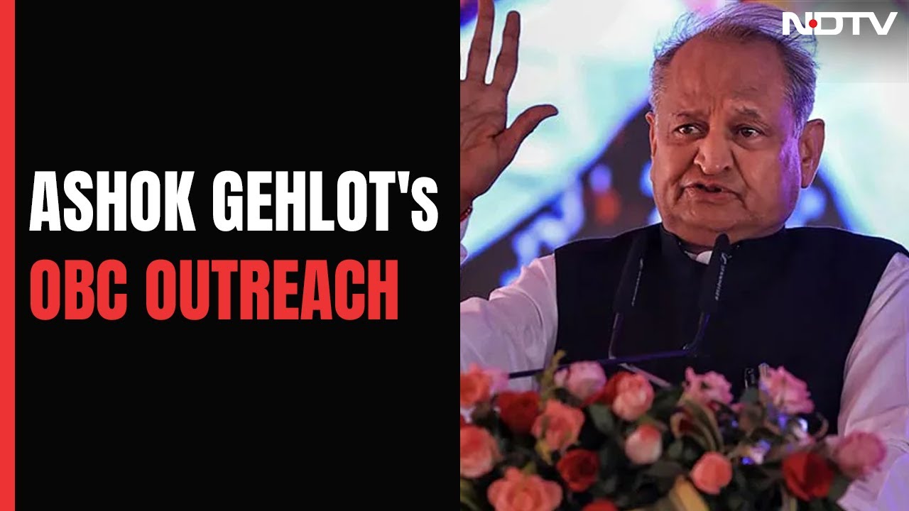Ashok Gehlot's Caste Survey Pitch Ahead Of Rajasthan Poll - YouTube