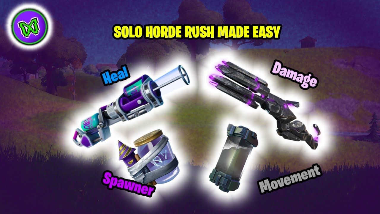 Horde rush Solo run (Guide at beginning) - YouTube