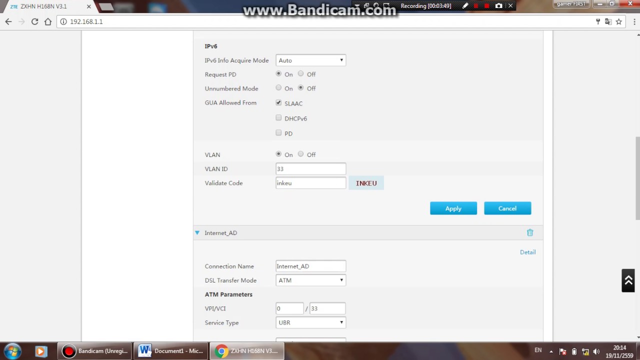 SET ROUTER 3BB ZTE - YouTube