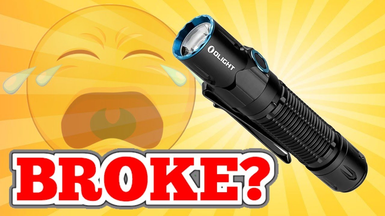 Did Olight Send Me A Broken Flashlight? - YouTube