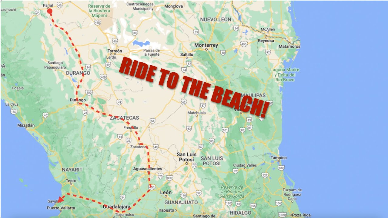 Motorcycle Trip 4: Mexico - Parral - Durango - Zacatecas - Sayulita ...