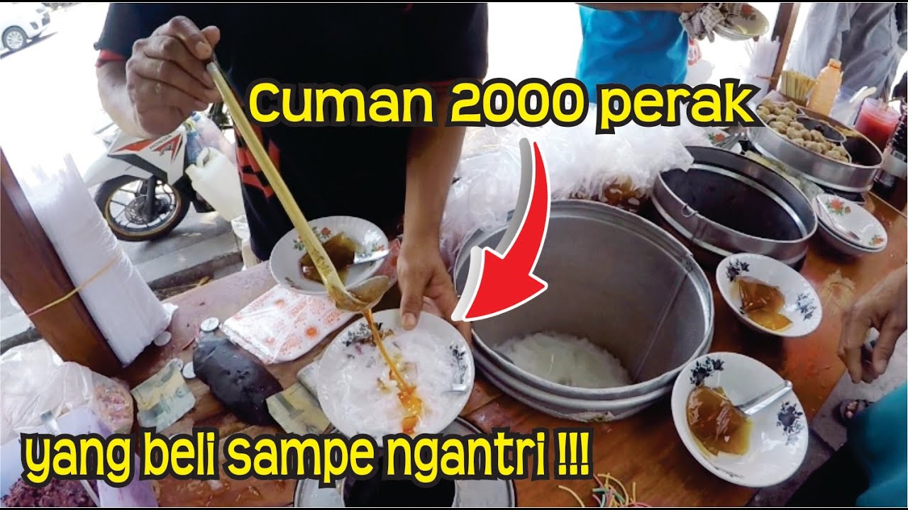 HARGANYA CUMA 2 RIBU PERAK, SELALU RAMAI PEMBELI | ES GODIR PAK NUR ...