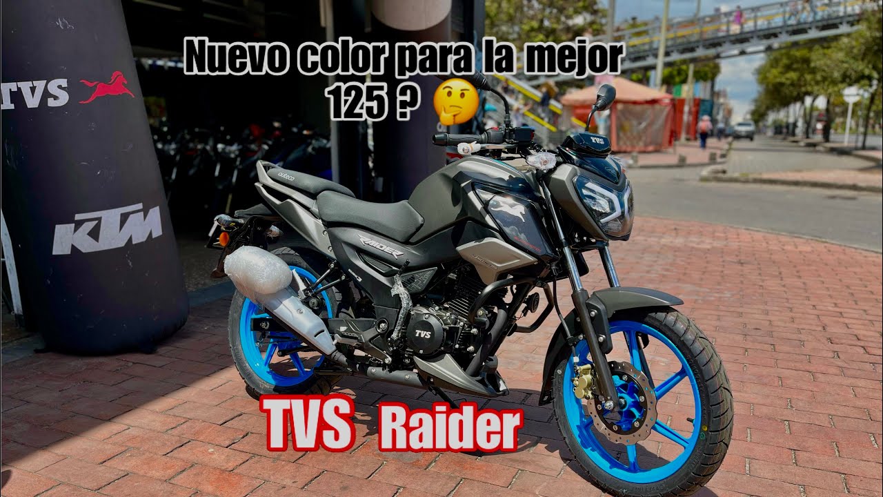 🔥Nueva TVS Raider 125 edición limitada modelo 2024 conócela ! Qué ...