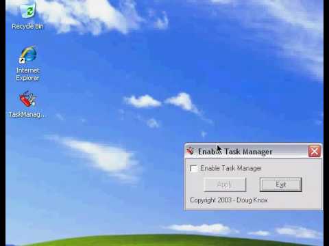 How to enable the Task Manager - Easy way - YouTube
