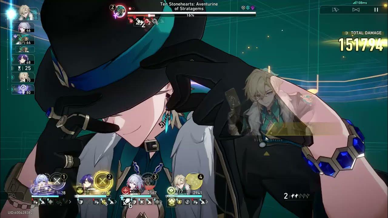 New Robin Fua Team 2 Cycles Aventurine [honkai Star Rail] Youtube