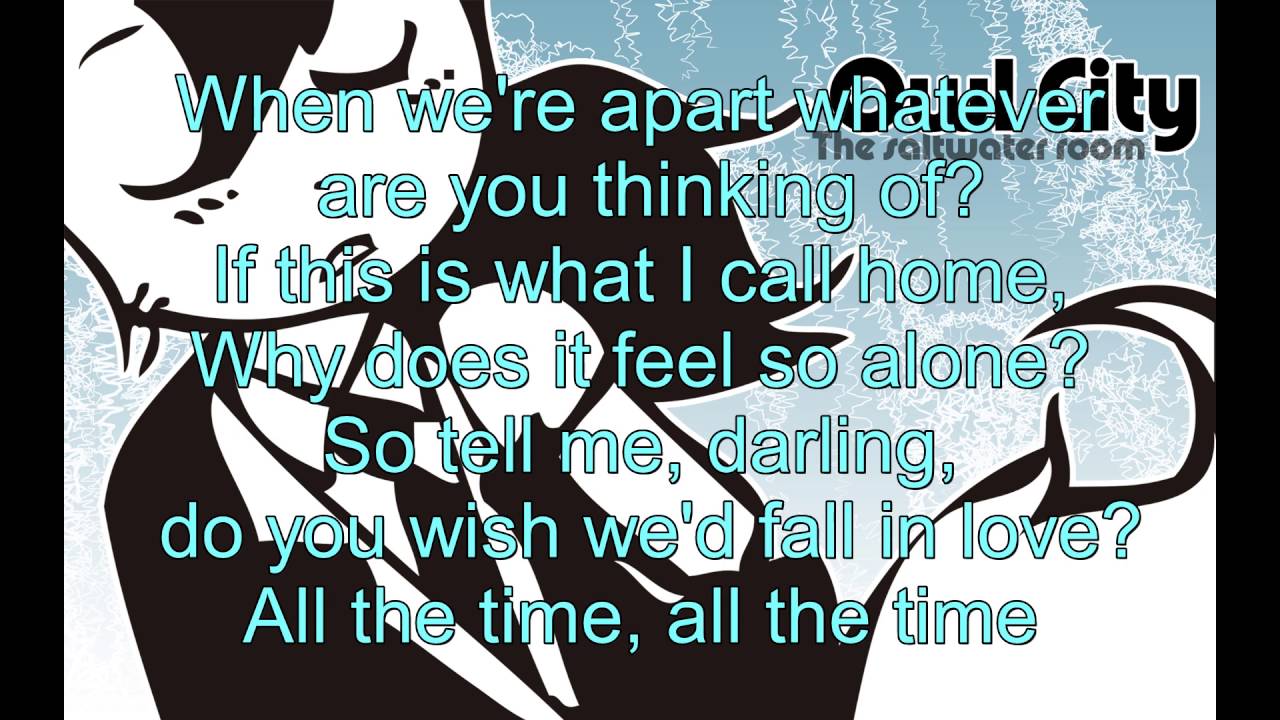 Owl City - The Saltwater Room (Lyrics Video) - YouTube
