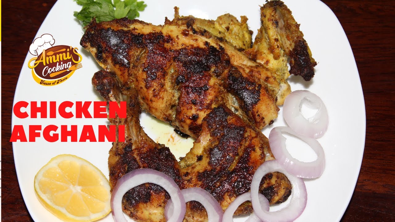 Chicken Afghani | White Chicken Recipe | Afghani Chicken Fry in Pan ...