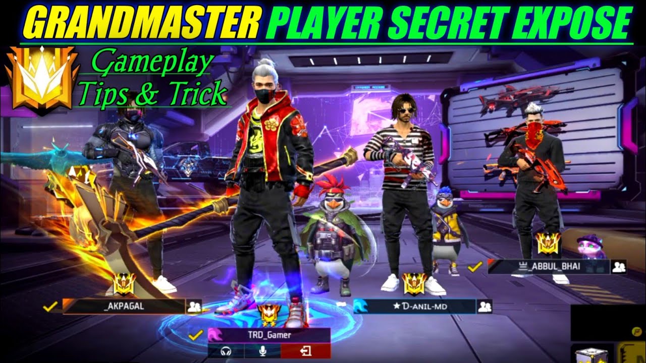 GRANDMASTER PLAYER SECRET EXPOSE || A player How to rank push to ...
