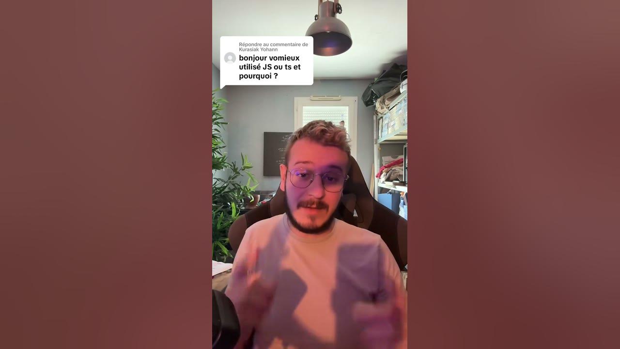 Réponse à Yohann Javascript Vs Typescript Fyp Learncoding Apprendresurtiktok Programming