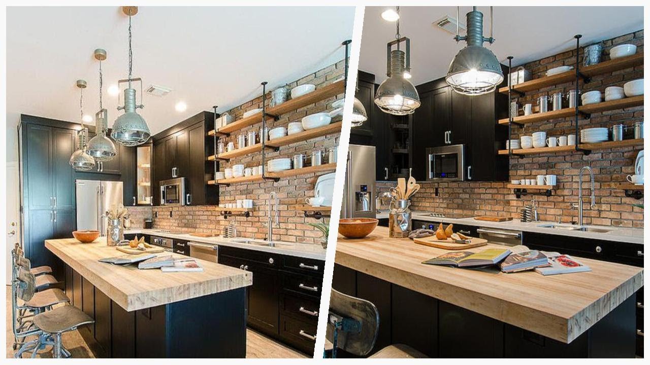 75 Small Industrial Kitchen Design Ideas You'll Love 🔴 - YouTube