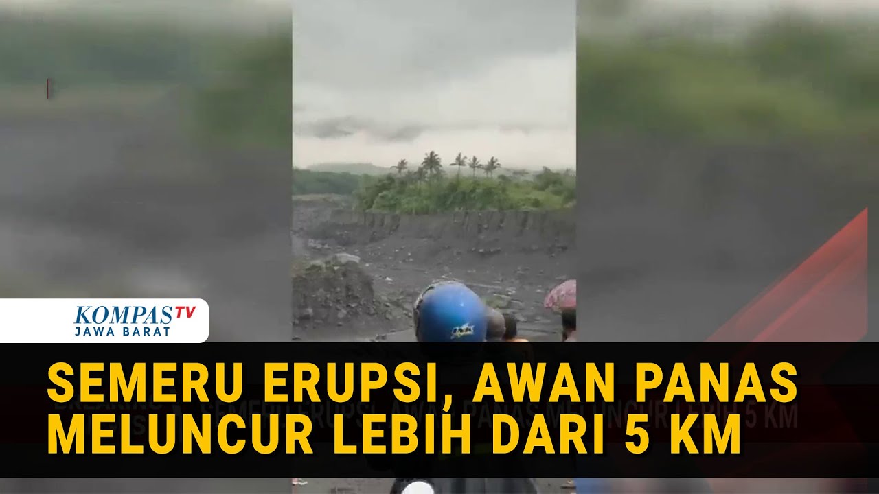 Gunung Semeru Erupsi, Awan Panas Membumbung Tinggi (19/11/2025) - YouTube