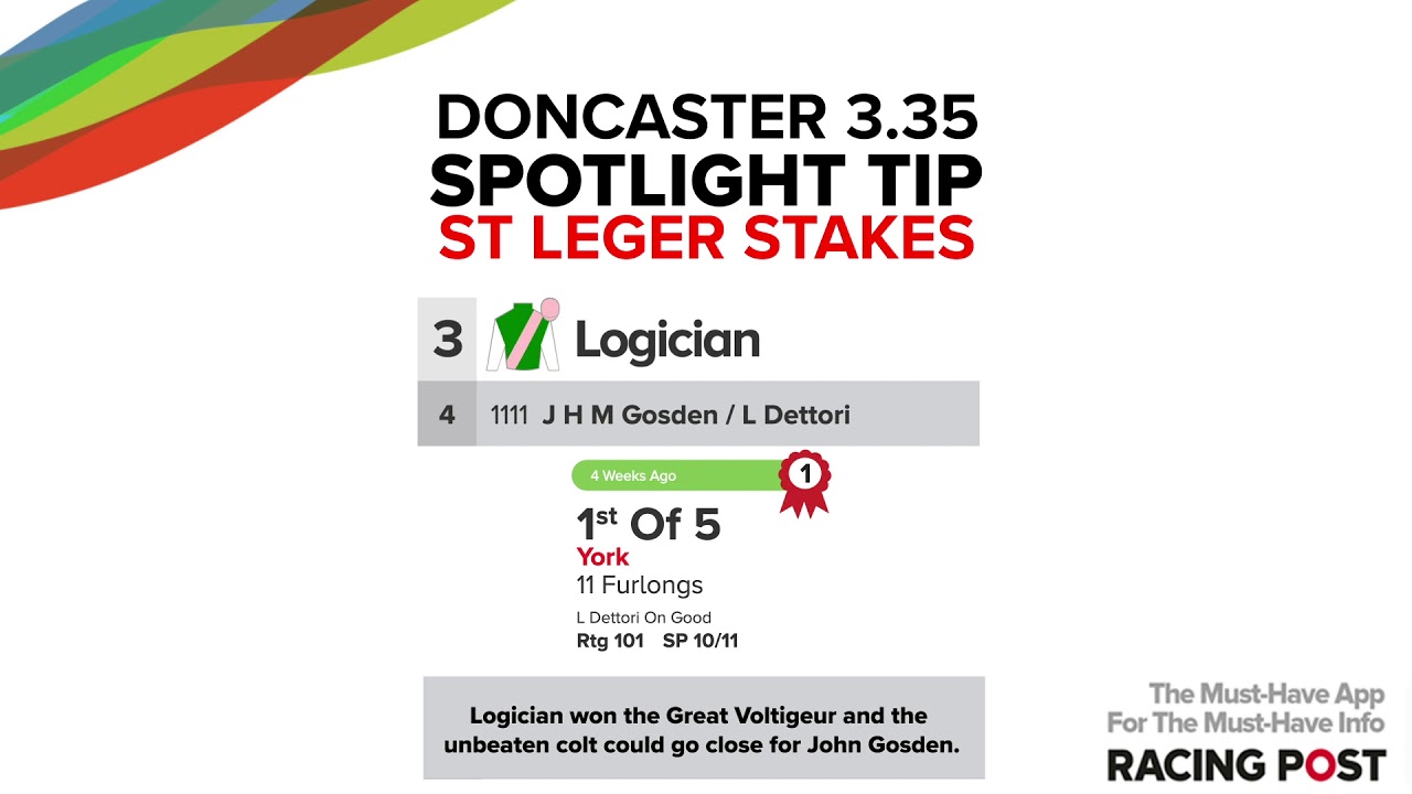 Racing Post Spotlight tip: William Hill St Leger Stakes - YouTube