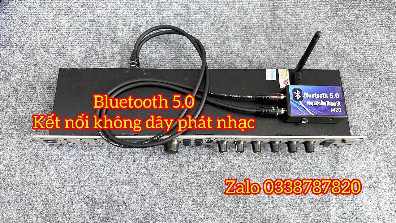 Bluetooth 5.0 phát nhạc không dây cho amply - vang số - Mixer - Loa vi tính | 0338787820 - YouTube