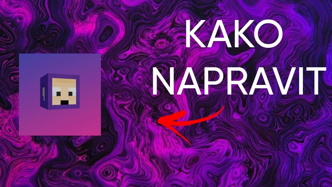 KAKO NAPRAVIT MINECRAFT PROFILNE SLIKE - YouTube