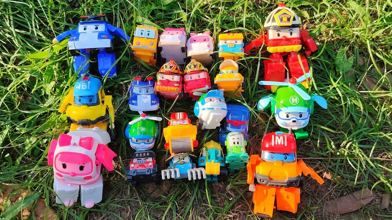 Mainan Robocar POLI, Amber, Helly, Roy, Mark, Bucky, Dump, Max, Poacher ...