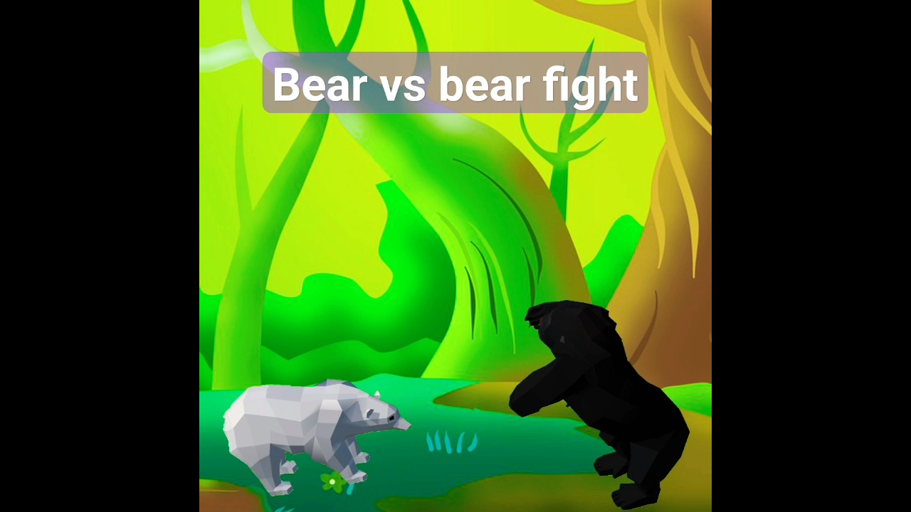 bear vs bear fight🥱 #youtubeshorts - YouTube