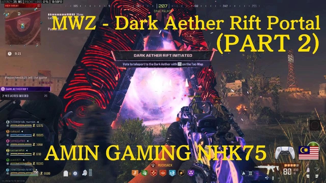 The 6 of us almost finished preparing to enter The Dark Aether Rift ...