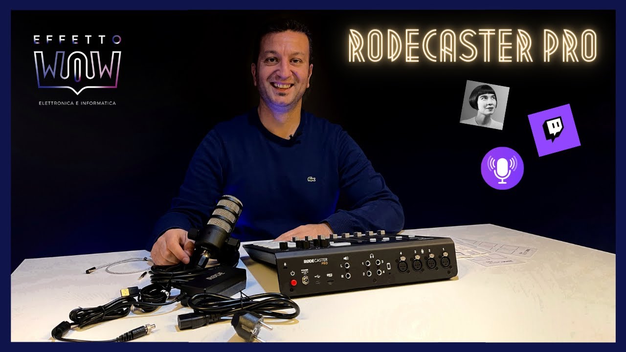 RØDECASTER PRO: La soluzione professionale per PODCAST, LIVE e ...