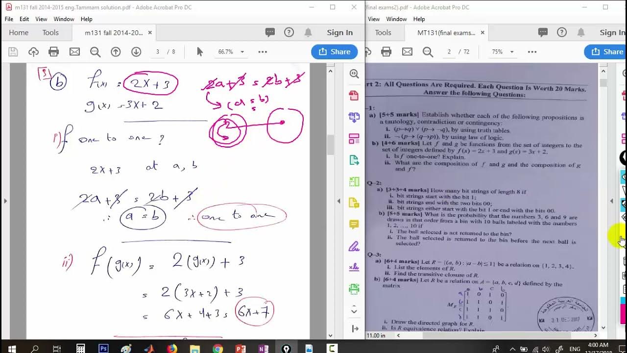 MT131 Final Revision 2 - YouTube