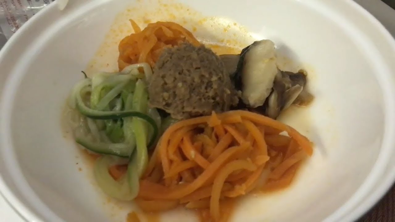 cibo coreano sul volo ASIANA Roma Seoul - YouTube