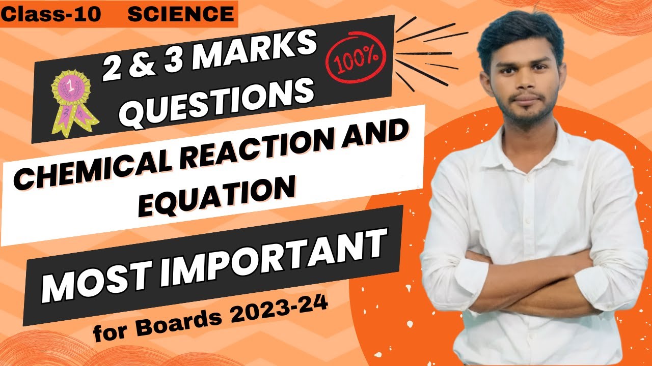 2 & 3 Marks Important Questions | Chemical Reaction And Equation ...
