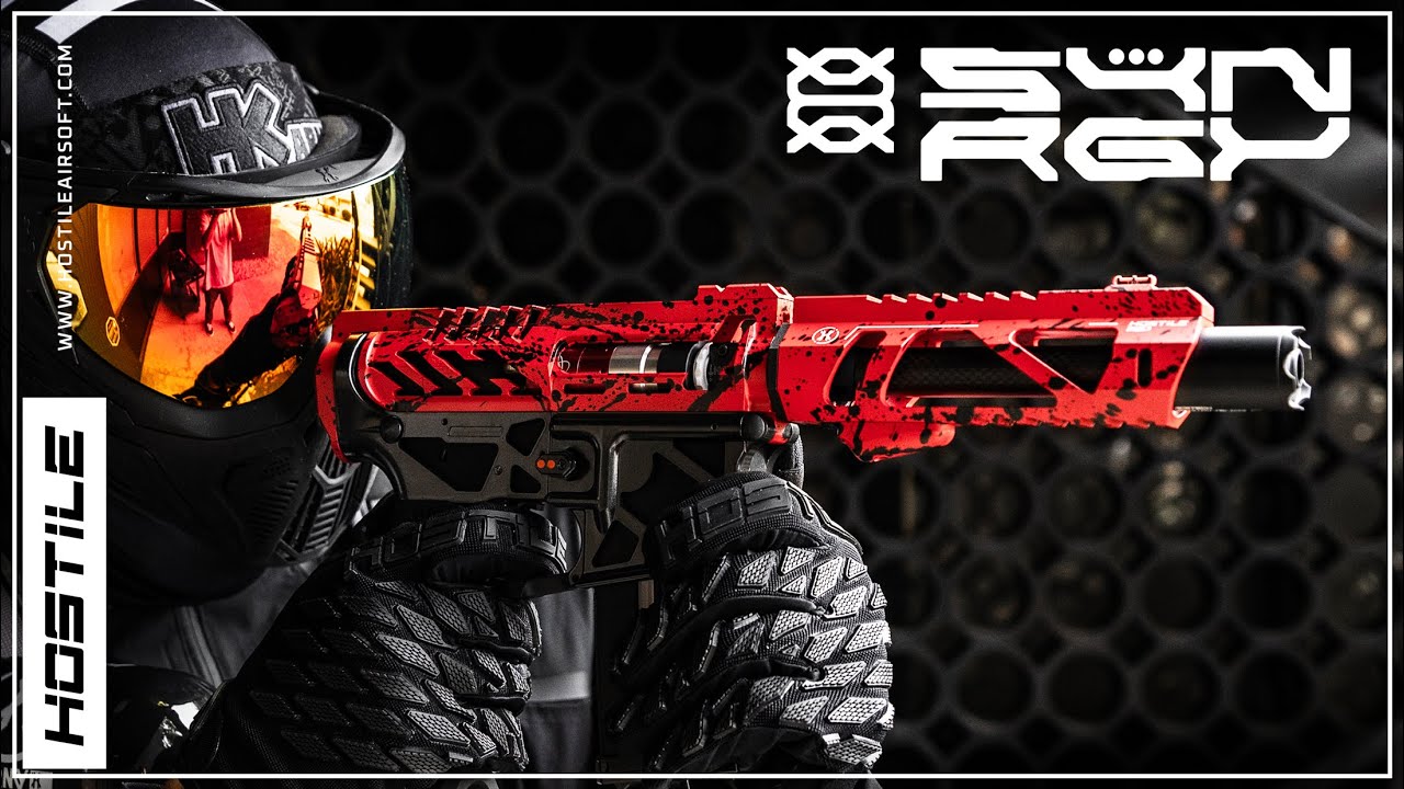 Monk x Hostile SYNRGY Custom Airsoft Build - YouTube