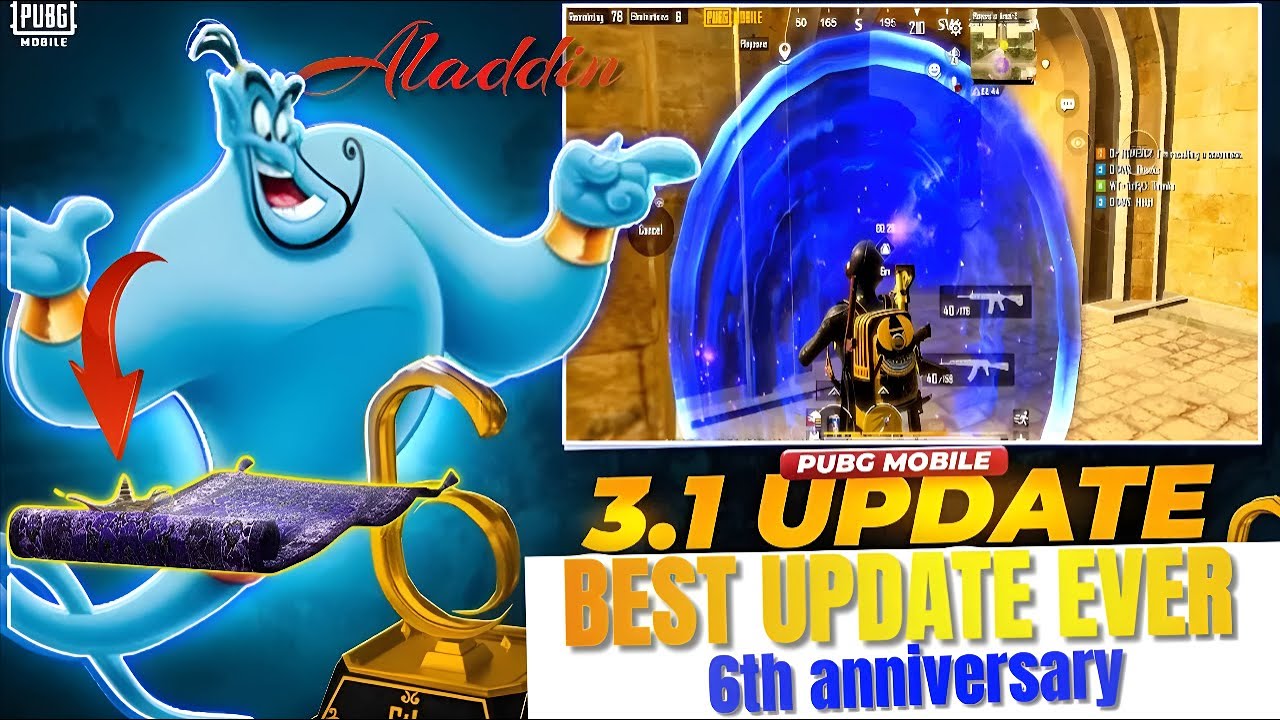 POWER OF MAGIC PORTALS IN PUBG MOBILE NEW ALADDIN UPDATE 3.1 | 6TH ...