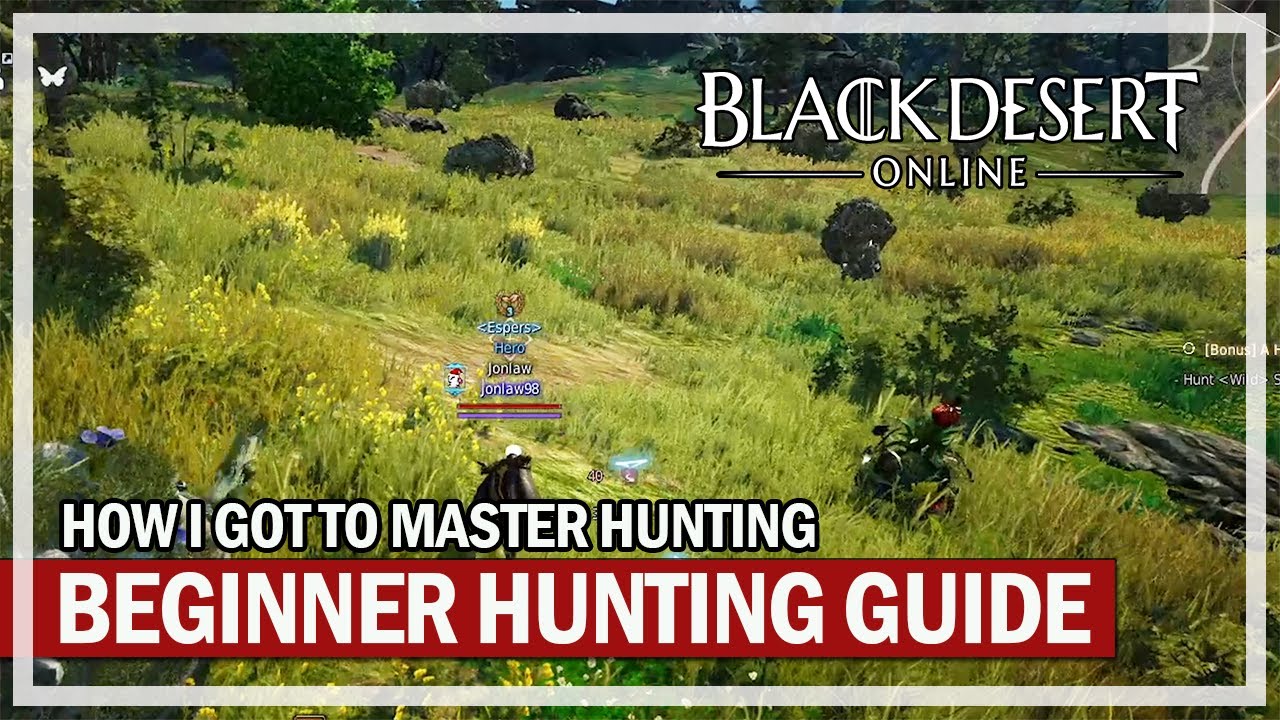 How I got Master Hunting Lifeskill Guide 2022 | Black Desert - YouTube