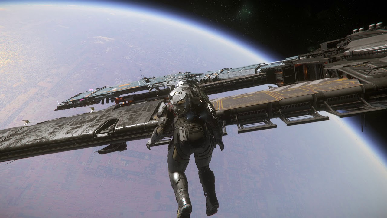 Star Citizen - Baijini Point Carrier Dry Docks - YouTube