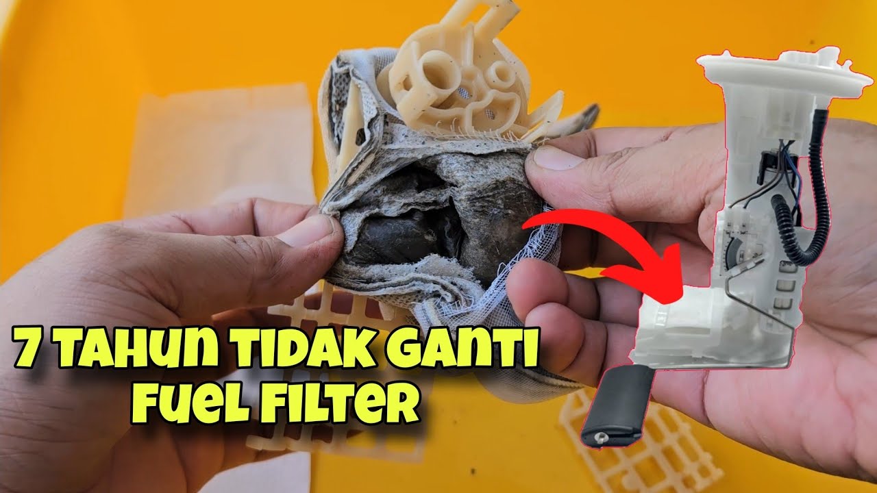 Bongkar isi dalam fuel filter petrol Axia || All perodua toyota ...