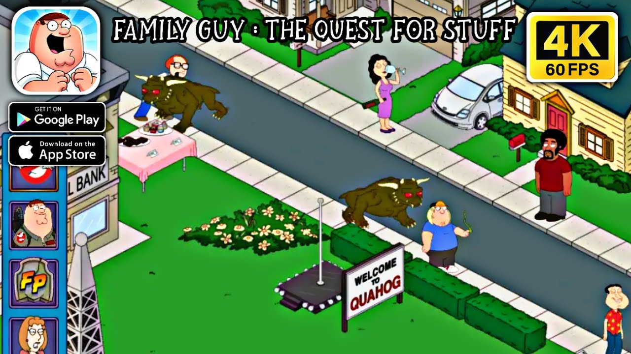 Family Guy The Quest For Stuff || Android - iOS 4K 60fps Gameplay - YouTube