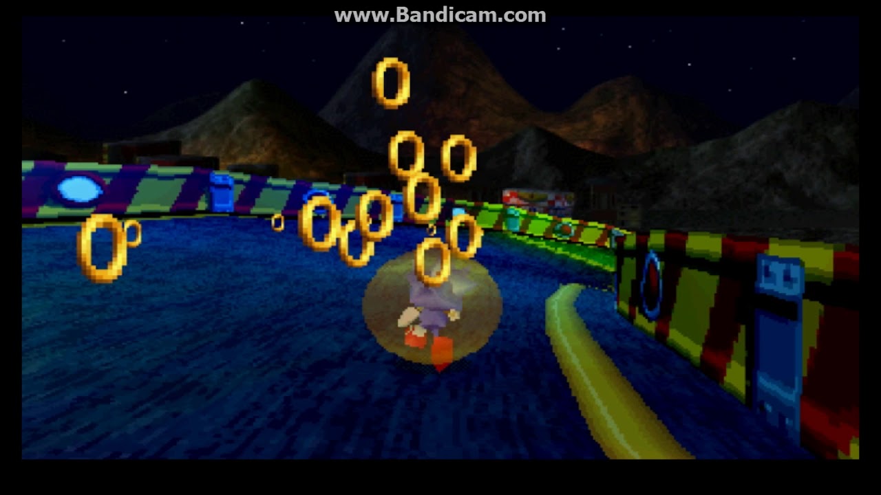 Sonic R (Sega Saturn) Radical City (NO HUD) - YouTube