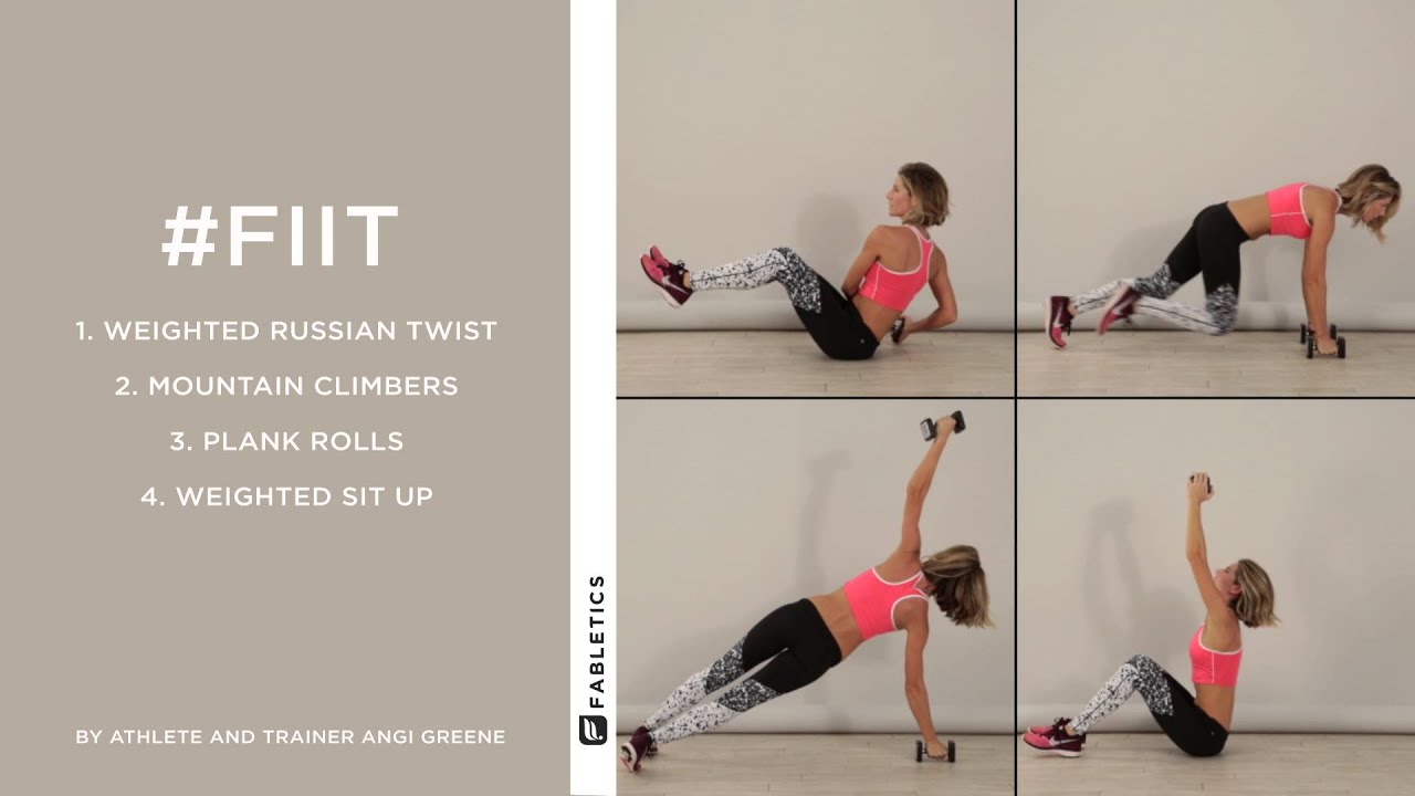 #FIIT | 4 Moves To Strengthen Your Core - YouTube