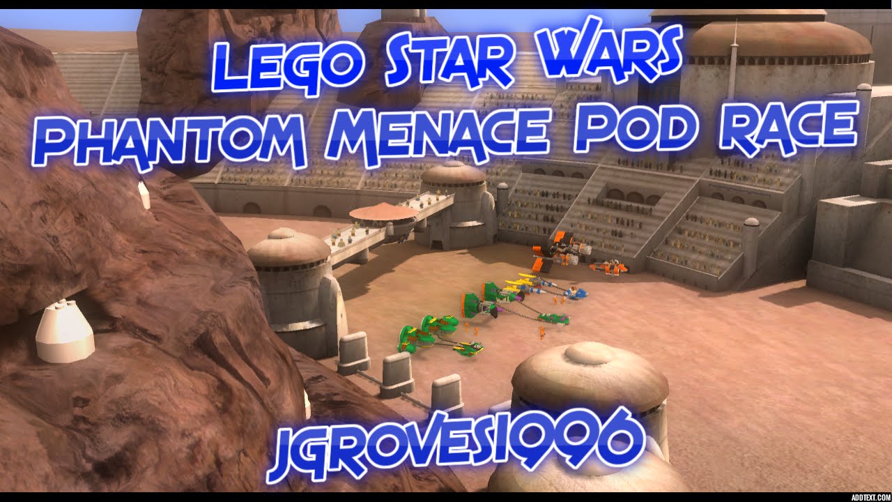 LEGO Star Wars: Phantom Menace Pod Race - YouTube