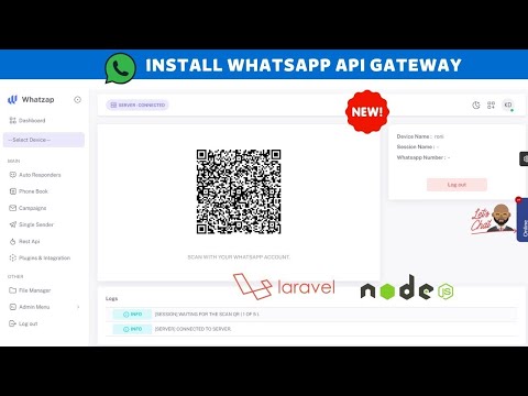 How to Install WhatzApi Getaway on cPanel Shared Hosting | WhatsApp Api ...