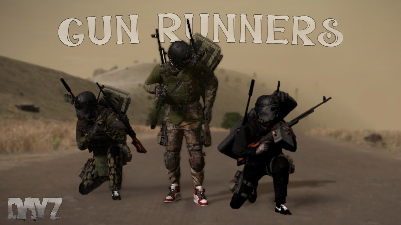 DESERT GUN RUNNING as a TRIO in DayZ - YouTube