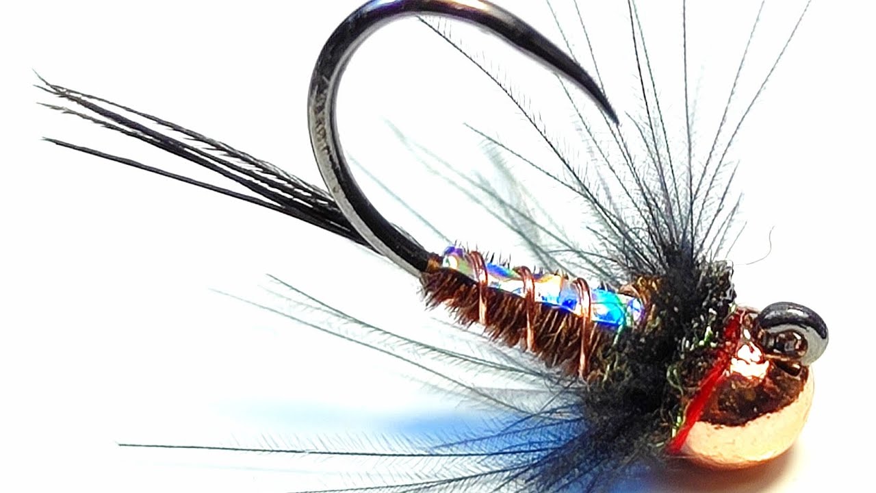 CDC Flashback Pheasant Tail Euro Nymph - YouTube