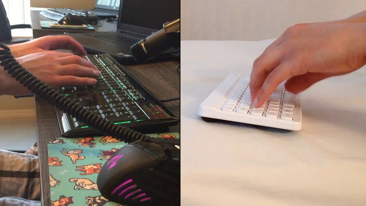 Slow Keyboard Typing Sounds Ear to Ear | Masonzero ASMR and ASMR Gaming ...