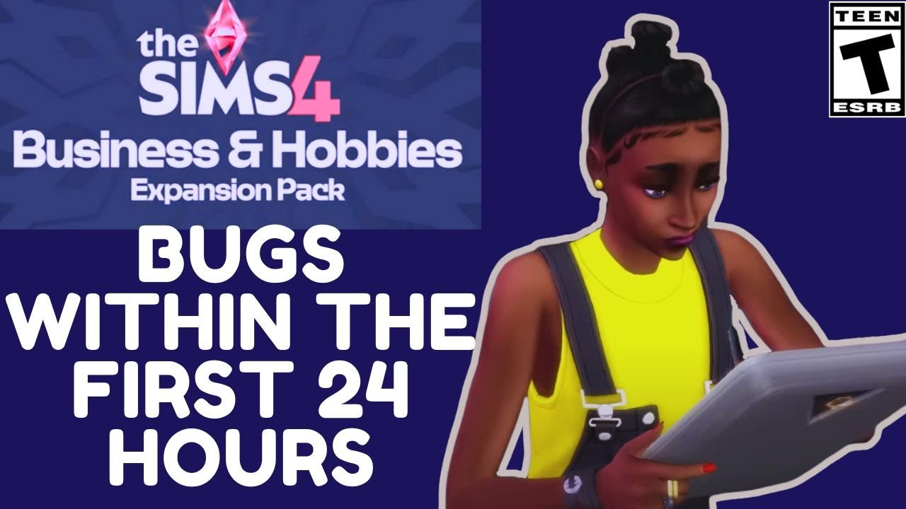 IMPORTANT: BUGS In Sims 4 Businesses & Hobbies Expansion Pack - YouTube