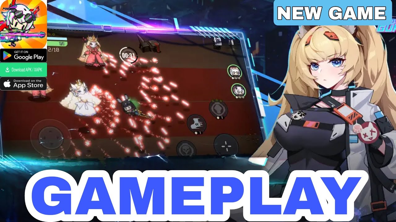 [ New Game ] Droid Gunner Gameplay - Android APK iOS Download - YouTube